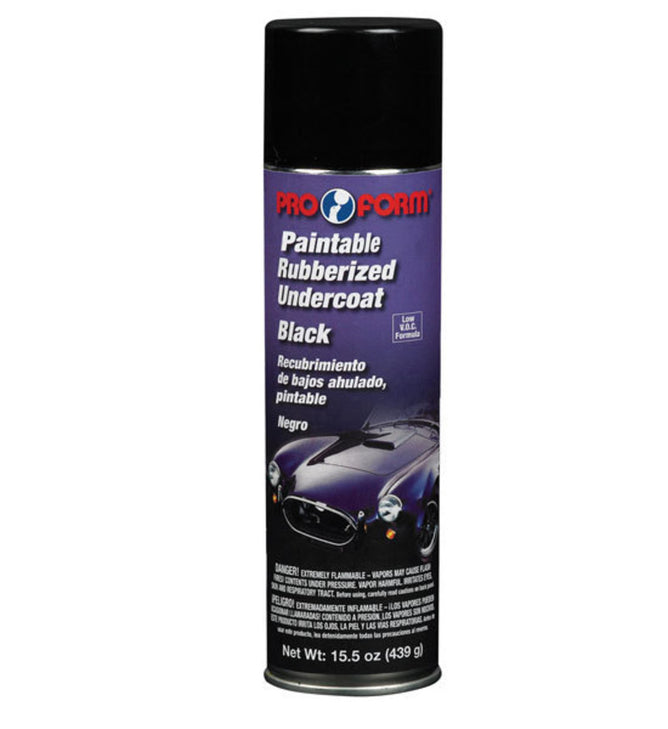 Proform Paintable Rubberized Undercoat Black #22100